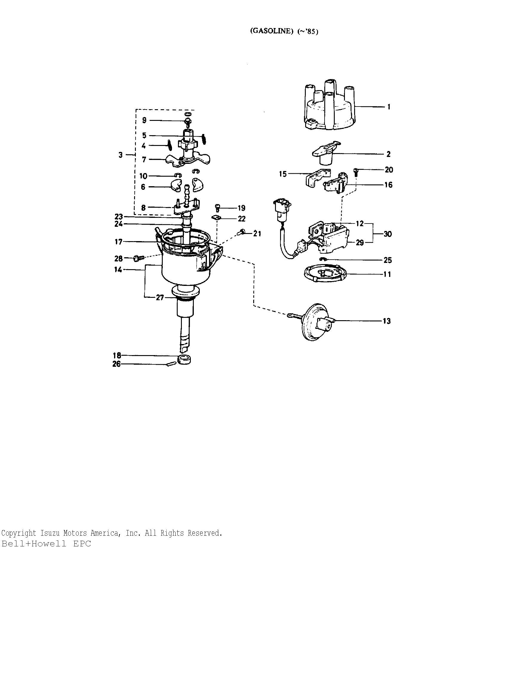 Трамблер 4ZC1 - Технический - Isuzu & Opel 4x4 Club
